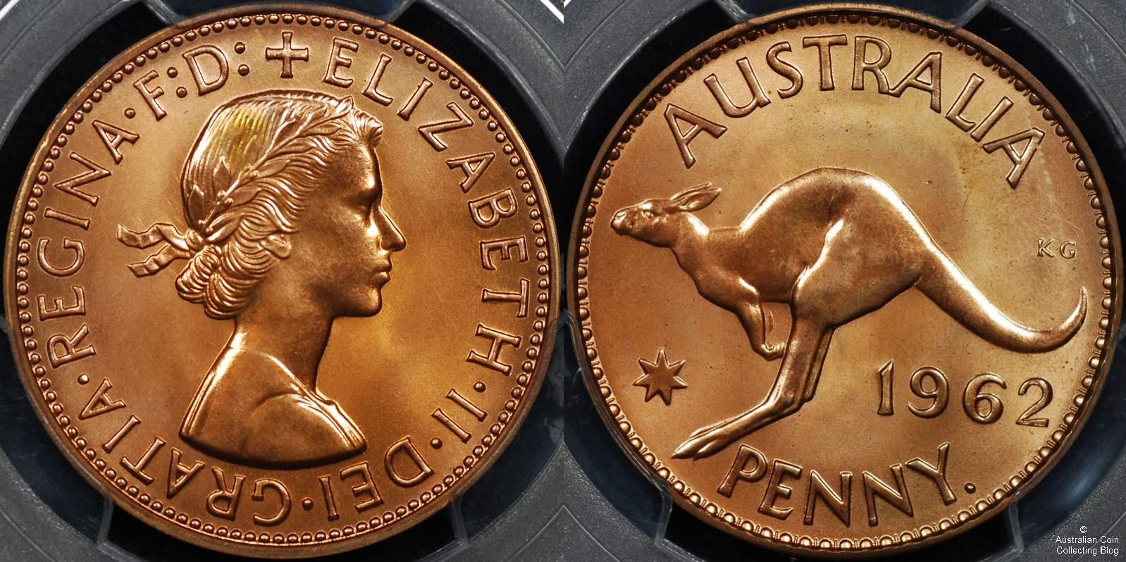 Australia 1962 Y Penny PCGS PR67RD Our Coin Catalog Australia 1962 Y Penny PCGS PR67RD Our Coin Catalog