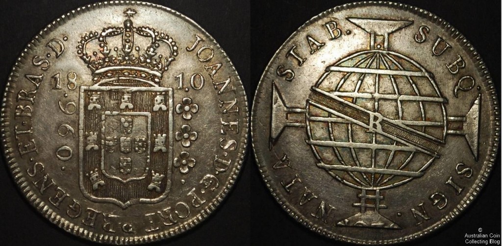 Brazil 1810 960 Reis PCGS AU53 – Our Coin Catalog