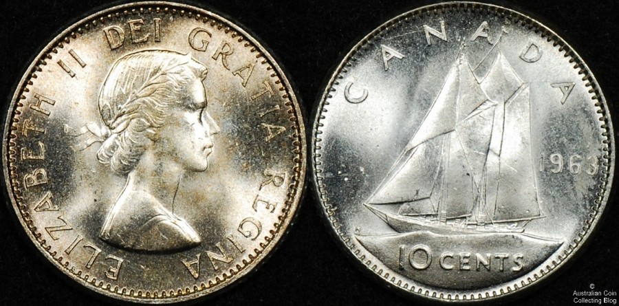Canada 1963 10c Gem – Our Coin Catalog