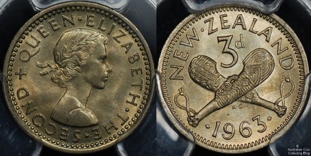 New Zealand 1963 3d PCGS MS66 – Our Coin Catalog