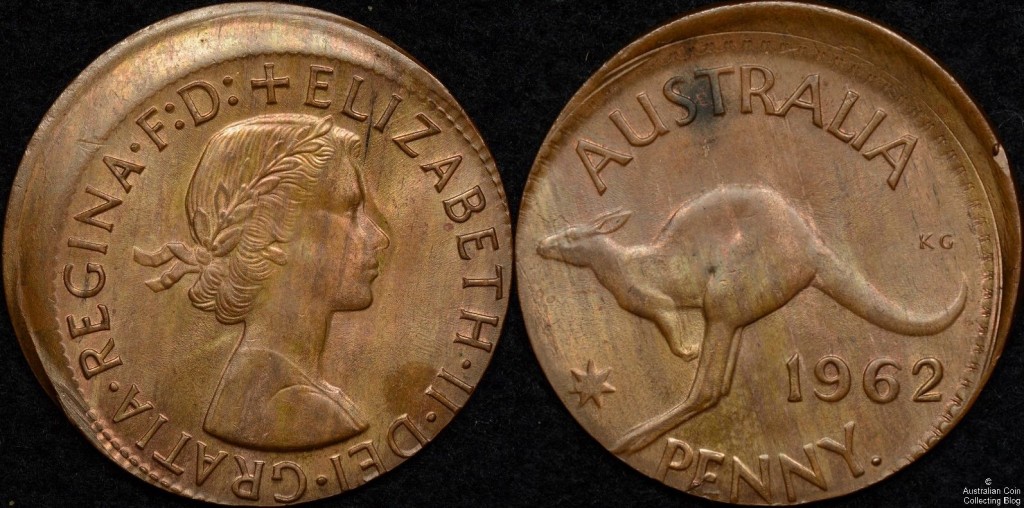 Australia 1962y Penny Broadstrike Error – Our Coin Catalog