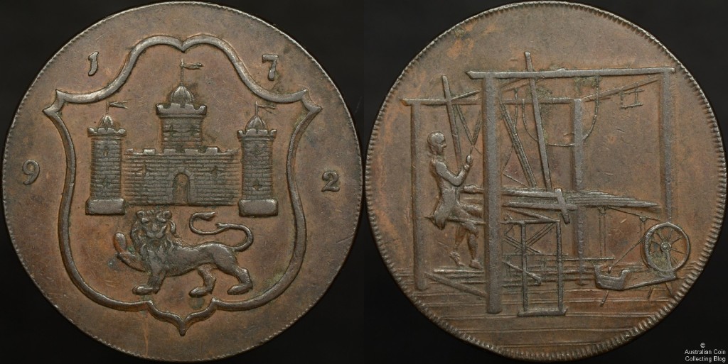 Great Britain 1792 Halfpenny Norwich John Harvey Conder Token – Our ...