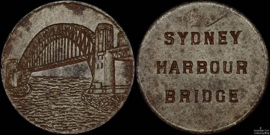 Australia Sydney Harbour Bridge Steel Rivet Medal ZS/2 – Our Coin Catalog