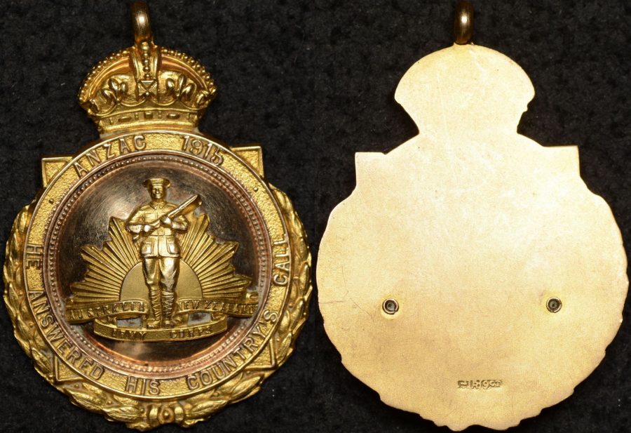 Australia 9ct WW1 Return Fob – Un-Named – Our Coin Catalog