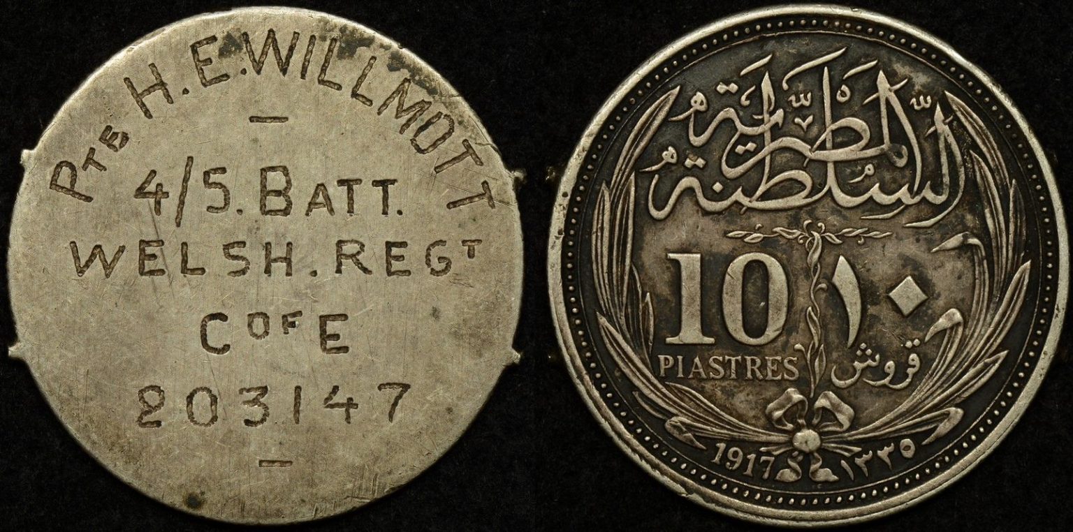 Great Britain World War 1 Army Identity Tag – H.E. WILLMOT 203147 – Our ...